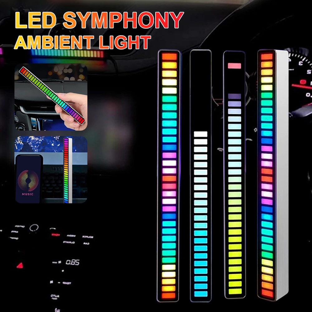 Jual Lampu LED RGB Ambient Lighting Audio Indicator Music Sound Control ...