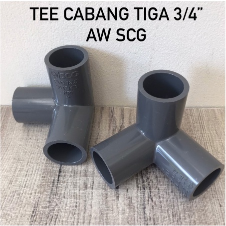 Jual Tee Cabang 3 PVC 3/4" AW SCG | Shopee Indonesia