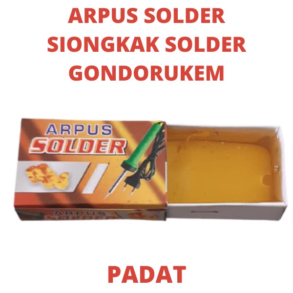 Jual ARPUS SOLDER SIONGKAK SOLDER PADAT GONDORUKEM SIONGKA SORDEL ...