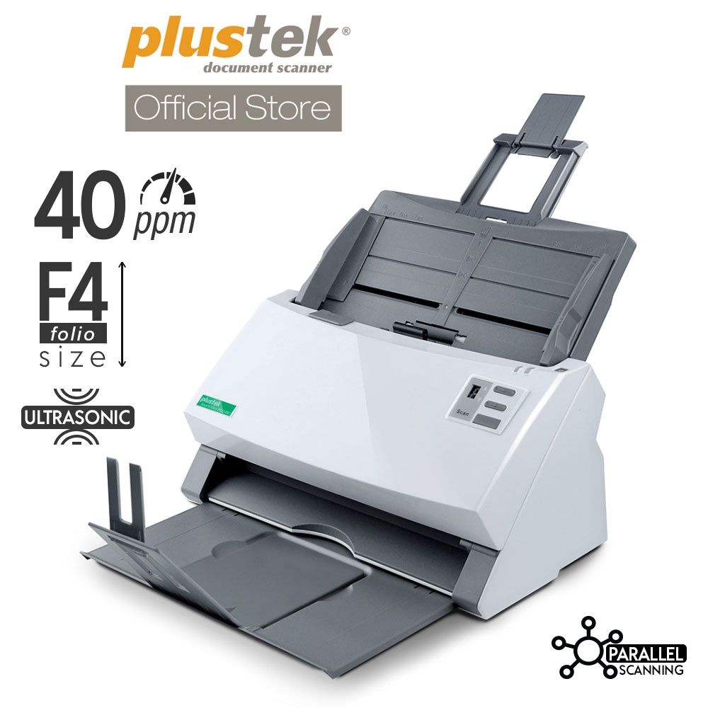 Jual Plustek Scanner SmartOffice PS3140U - 40 Lembar/menit (F4/Folio ...