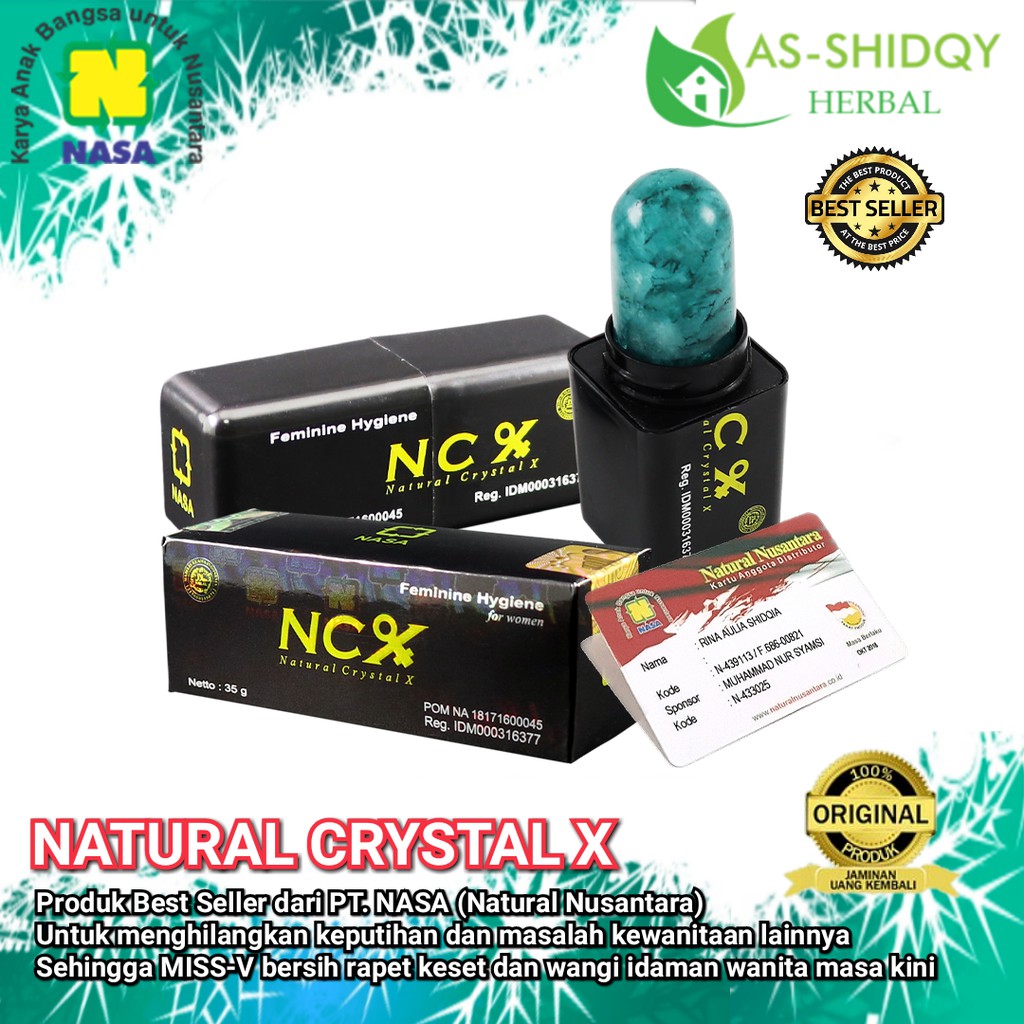 Jual NCX (Natural Crystal X) Cristal X Kristal X NASA - Mencegah dan ...