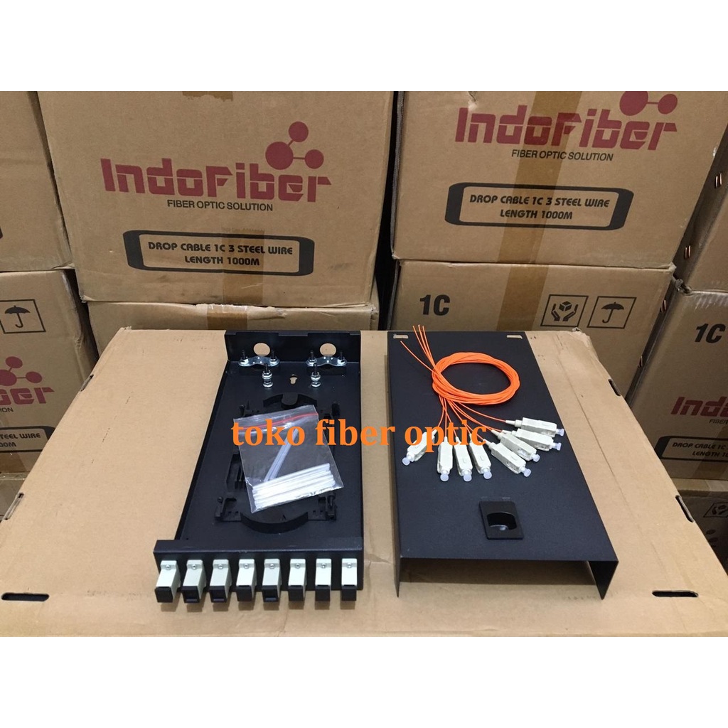 Jual Roset besi 8 core SC / OTB mini SC 8 core multimode OM2 SC komplit ...