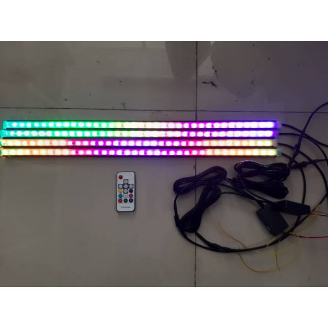 Jual LED RGB Karpet Roda + rel aluminium led kepet (bagus) | Shopee ...