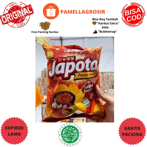 Jual JAPOTA KERIPIK KENTANG RASA SAMBAL BAWANG 68GR | Shopee Indonesia