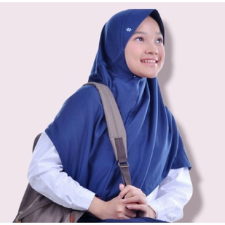 Jual Jilbab Rabbani//Kerudung Sekolah instan Sd Smp Sma Warna Hitam Putih Navy Abu Coklat ...