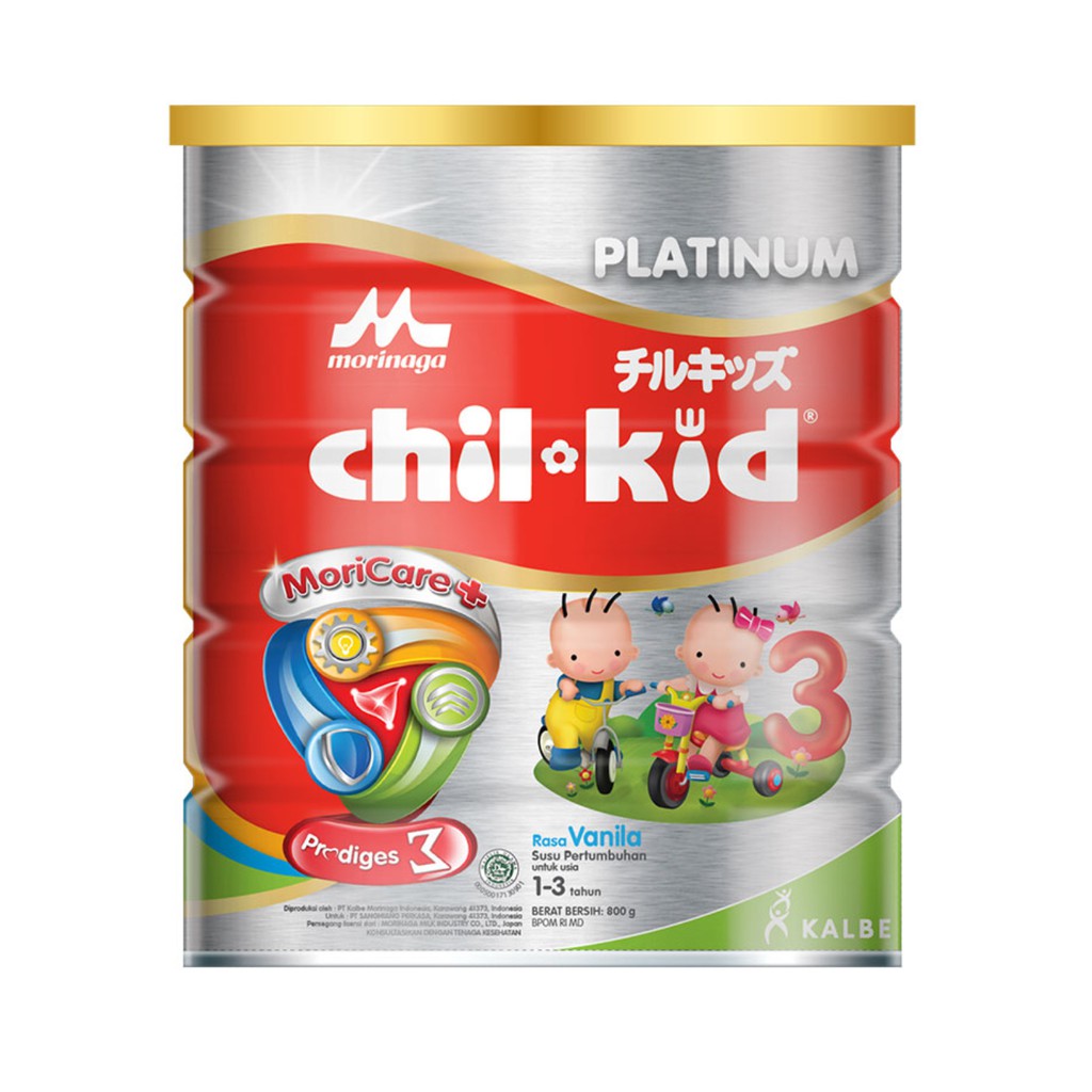 Jual Morinaga Chil Kid Platinum 3 Vanila 800gr - Susu Pertumbuhan Tahap ...