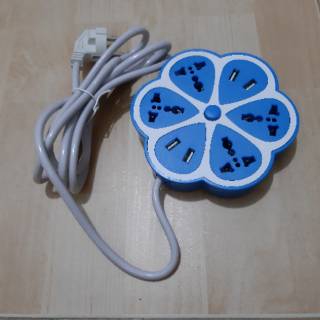 Jual Terminal Colokan Listrik 4 Lubang + 4 USB Charger Panjang Kabel ...