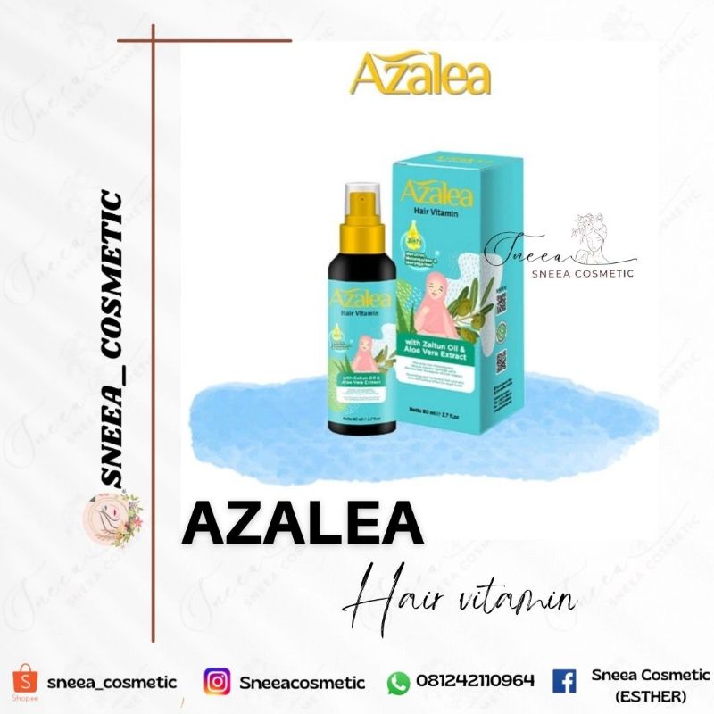 Jual AZALEA HAIR VITAMIN| VITAMIN RAMBUT KERING 80 ML | Shopee Indonesia