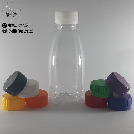Jual Botol Plastik PET Cantik 200 ml / Botol 200 ml / Botol Cantik ...