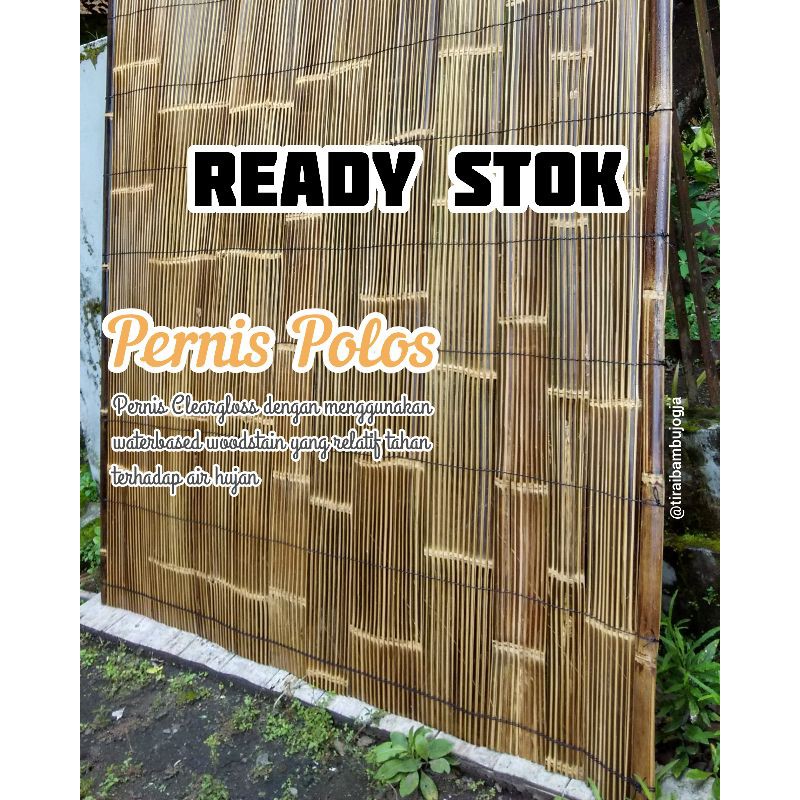 Tirai Bambu Kerai Bambu PERNIS 2x2m dengan kerekan | Shopee Indonesia