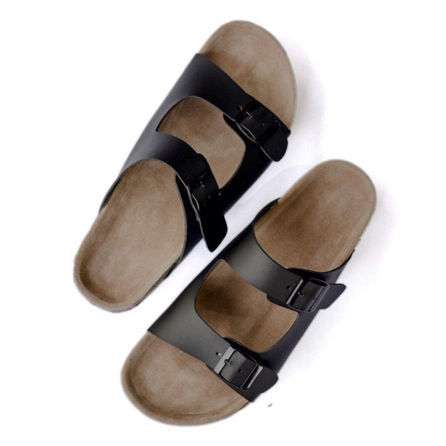 Jual Sandalku Unisex / Tali 2 Sandal / Hitam Cream | Shopee Indonesia
