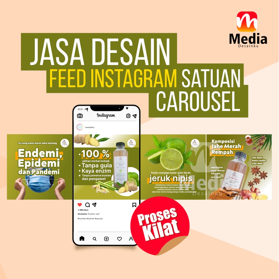 JASA DESAIN FEED INSTAGRAM CAROUSEL/KAROSEL | Shopee Indonesia