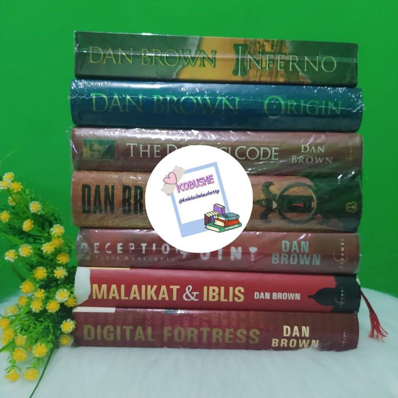 Jual NOVEL DAN BROWN HARDCOVER ORIGINAL (Origin, Lost Symbol, Digital Fortress, Da Vinci Code ...