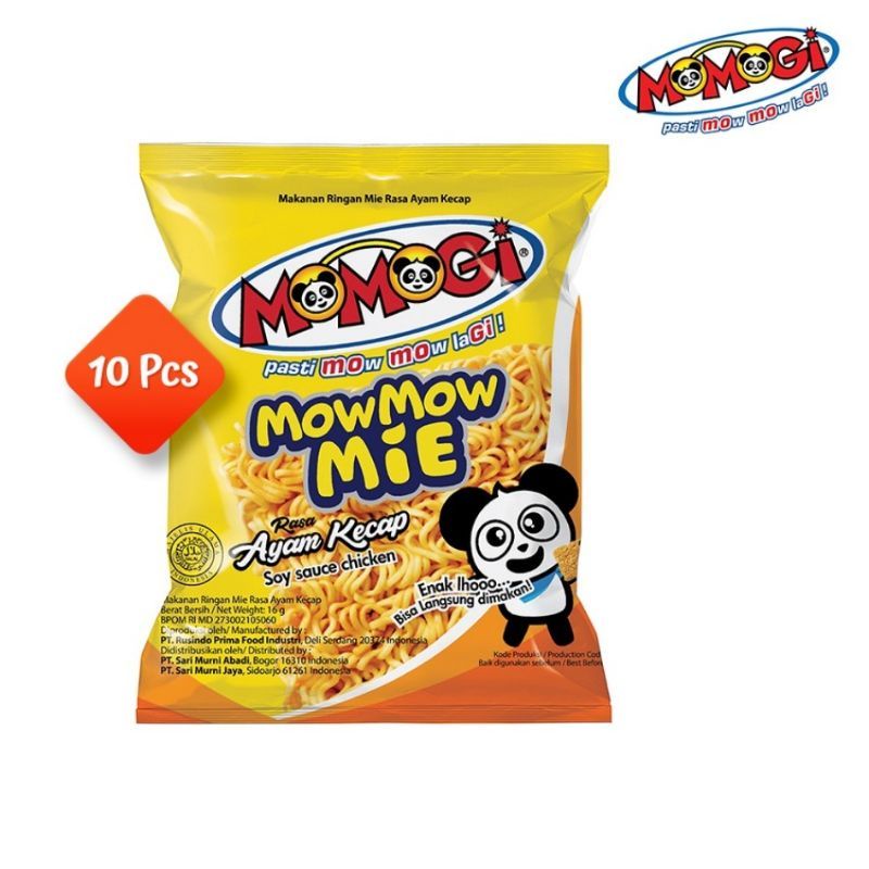 Jual Momogi MowMow Mie Kremes 20gr (1 renceng isi 10pcs) | Shopee Indonesia