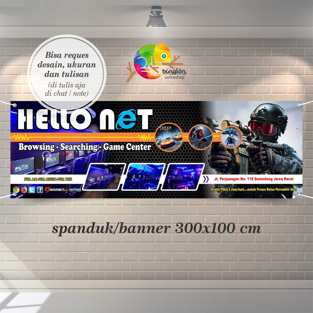 Jual Spanduk, Banner Warung Internet, Warnet | Shopee Indonesia
