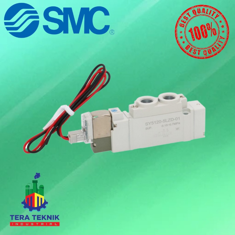Jual SOLENOID VALVE SMC SY5120-5LZD-01 SY5120(READY STOCK) | Shopee Indonesia