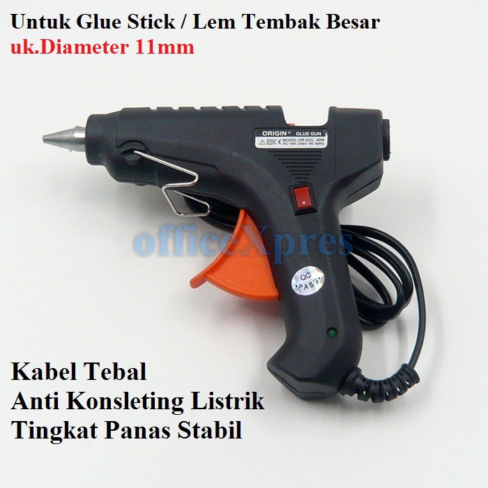 Jual Alat Tembak Lem Glue Gun / Alat Lem Tembak Besar / Alat Lem Bakar ...