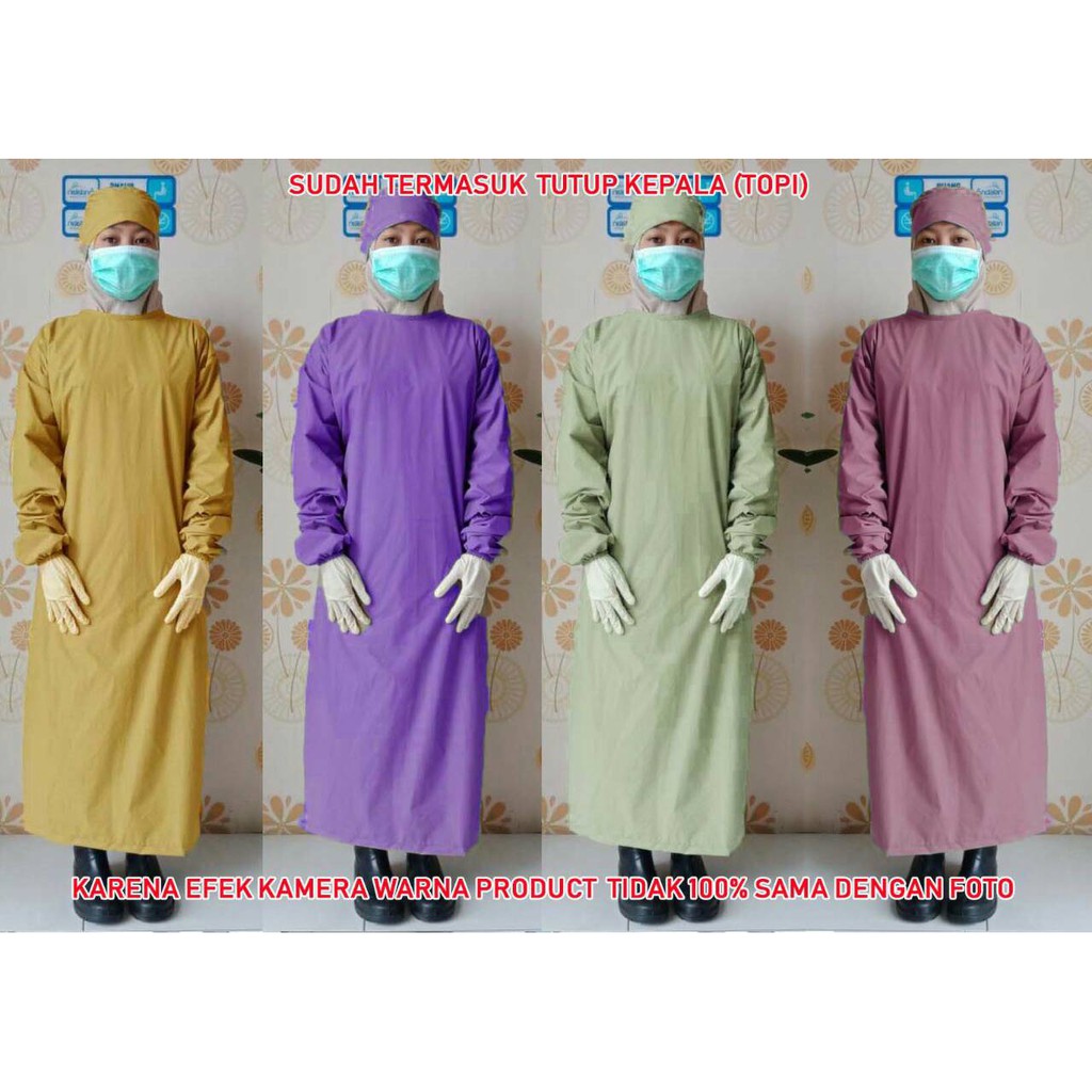 Jual BAJU APD//JUBAH MEDIS//BAJU OPERASI//SURGICAL GOWN// BHN TASLAN WP ...