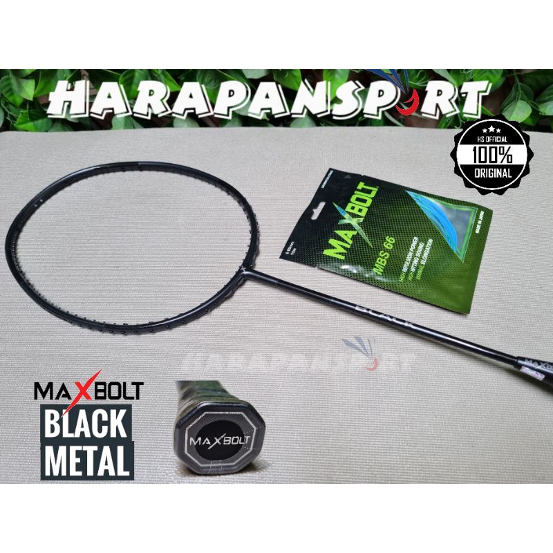 Jual RAKET BADMINTON MAXBOLT BLACK METAL ORIGINAL 100% | Shopee Indonesia