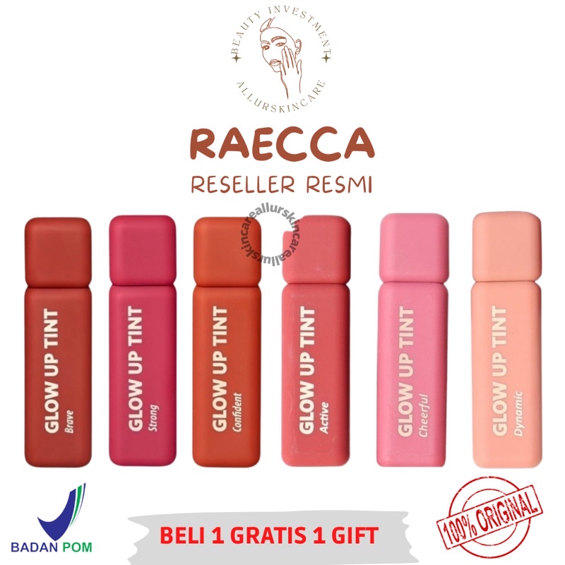 Jual [PARTNER RESMI] GLOW IT UP TINT BY RAECCA / LIP TINT RAECCA | Shopee Indonesia