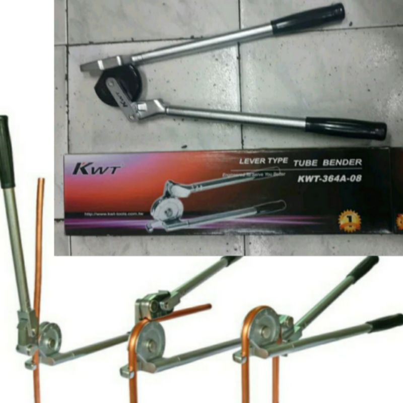 Jual alat tekuk pipa ac 13 mm alat penekuk pipa kwt tube bender alat ...
