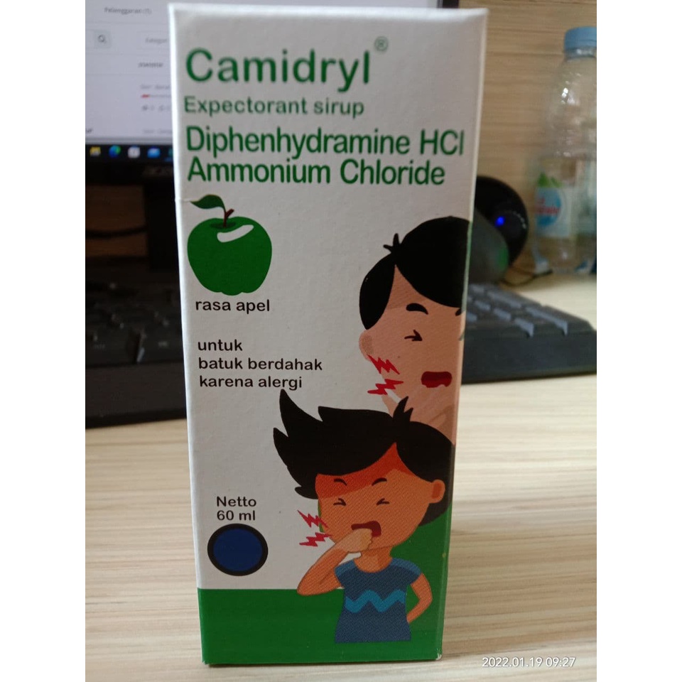 Jual CAMIDRYL SIRUP BATUK BERDAHAK AKIBAT ALERGI | Shopee Indonesia