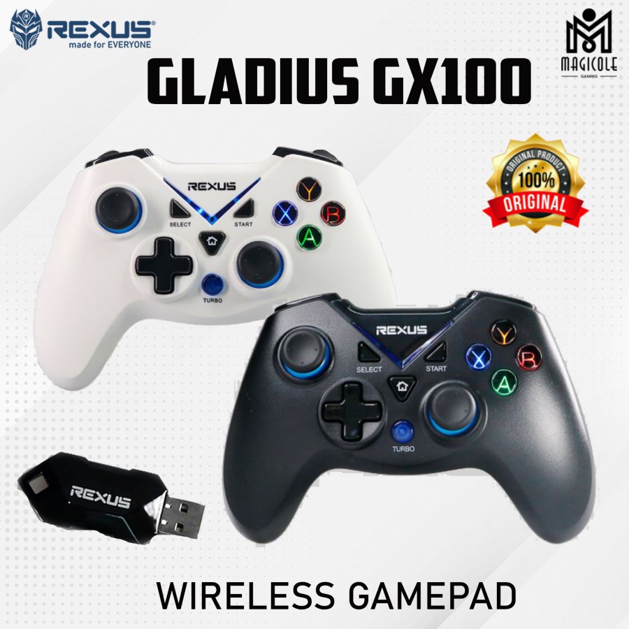 Rexus Gladius GX100 Wireless Gamepad / Joystick | Shopee Indonesia