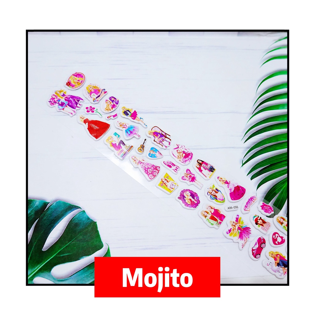 Jual Sticker Barbie / Sticker Barbie Lucu / Sticker Boneka Barbie ...