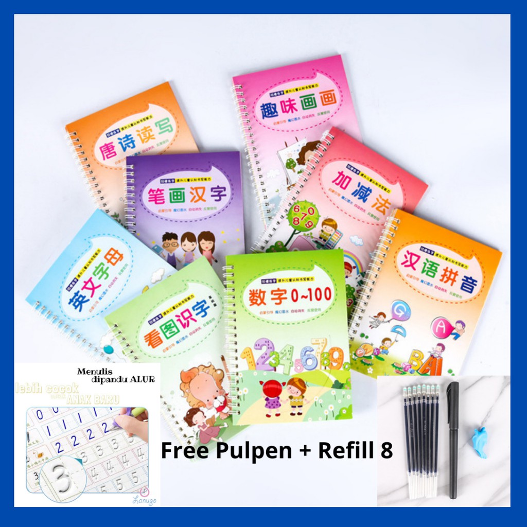 Jual Buku Belajar Menulis Huruf Dan Angka PAUD Anak TK / Preschool ... Jual Buku Belajar Menulis Huruf Dan Angka PAUD Anak TK / Preschool ...