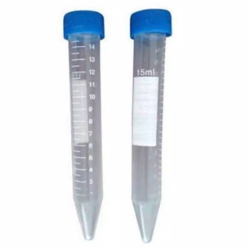 Jual tabung sample darah centrifuge tube 15 ml plastik | Shopee Indonesia