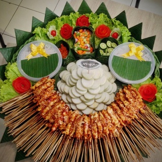 Jual Tumpeng Sate Porsi Bervariasi Tumpeng Siap Saji Instan Halal ...