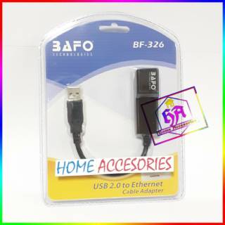 Jual Converter Bafo BF-326 USB to LAN Ethernet Adapter USB BF326/Bafo ...
