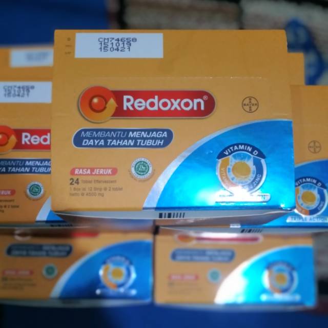 Jual Redoxon sachet kemasan 1 box isi 24 tablet | Shopee Indonesia