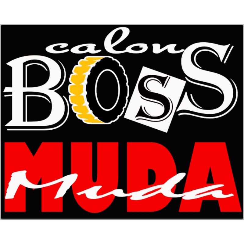 Jual Stiker bos muda / stiker kaca / stiker kabin / stiker truk / mobil ...