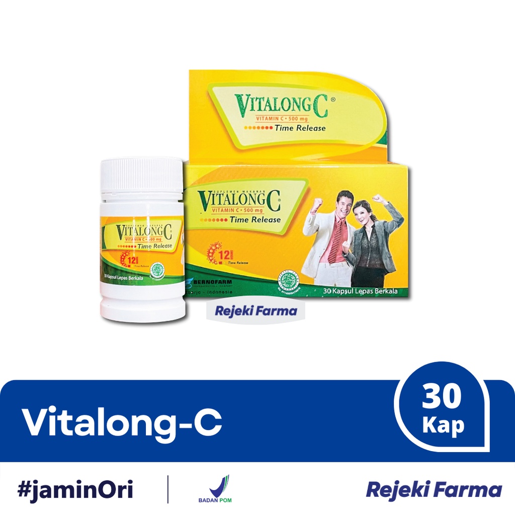 Jual VITALONG C isi 30 Kapsul - Vitamin C VitalongC Tablet Vita Long ...