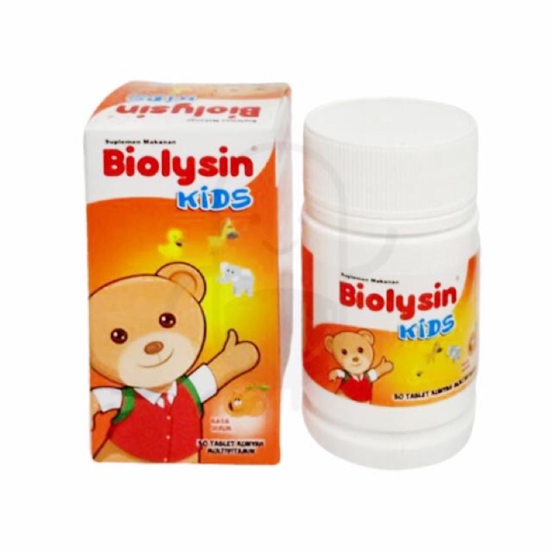 Jual Biolysin Kids -30 tablet vitamin tablet hisap anak - LIFEPACK ...