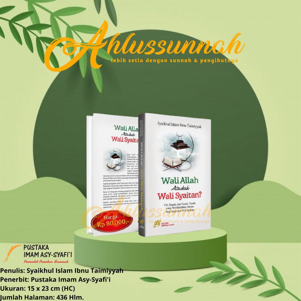 Jual Buku Wali Allah ataukah Wali Syaitan | Shopee Indonesia