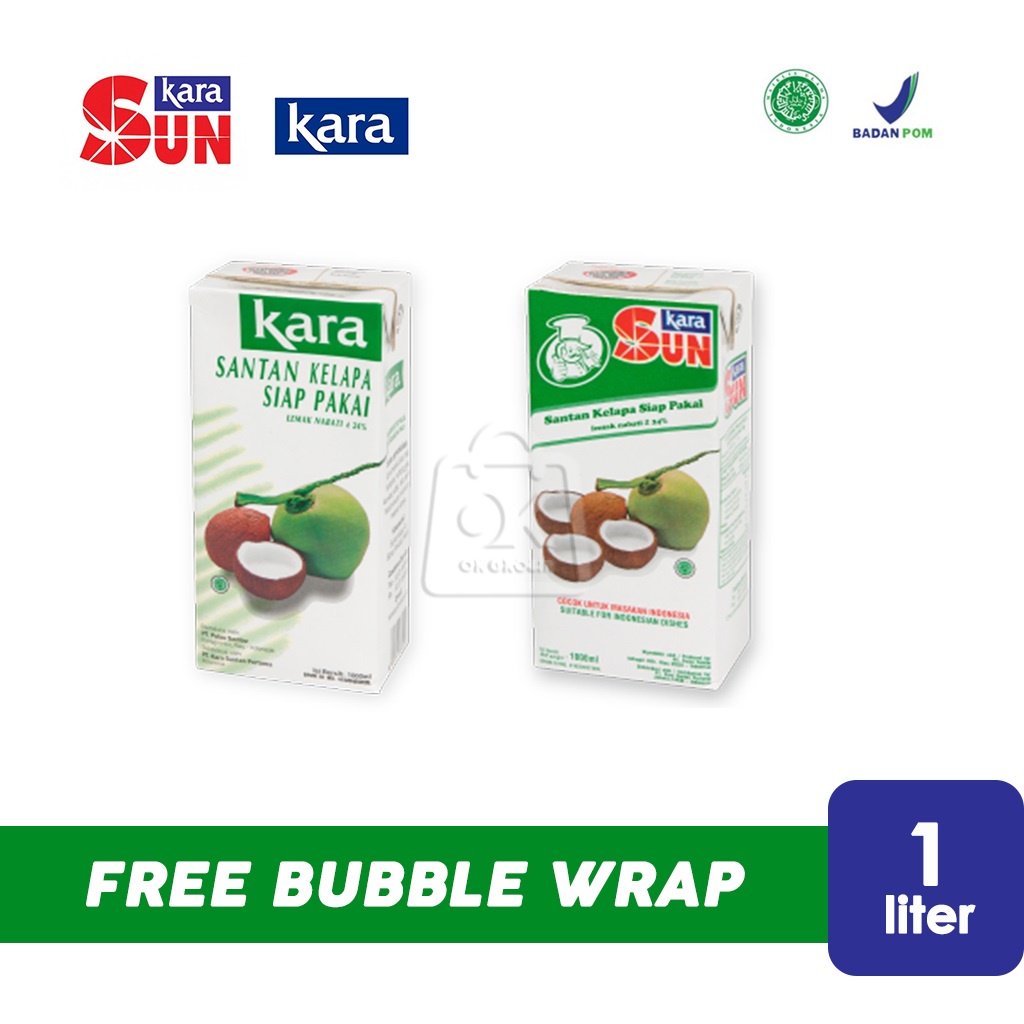 Jual SUN KARA / KARA Santan Kelapa / Coconut Cream / Santan Instant (1 ...