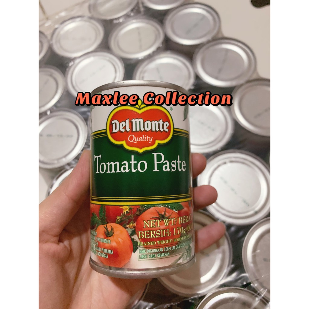 Jual DEL MONTE TOMATE PASTE 170 GRM / TOMATO SAUCE / TOMAT KALENG ...