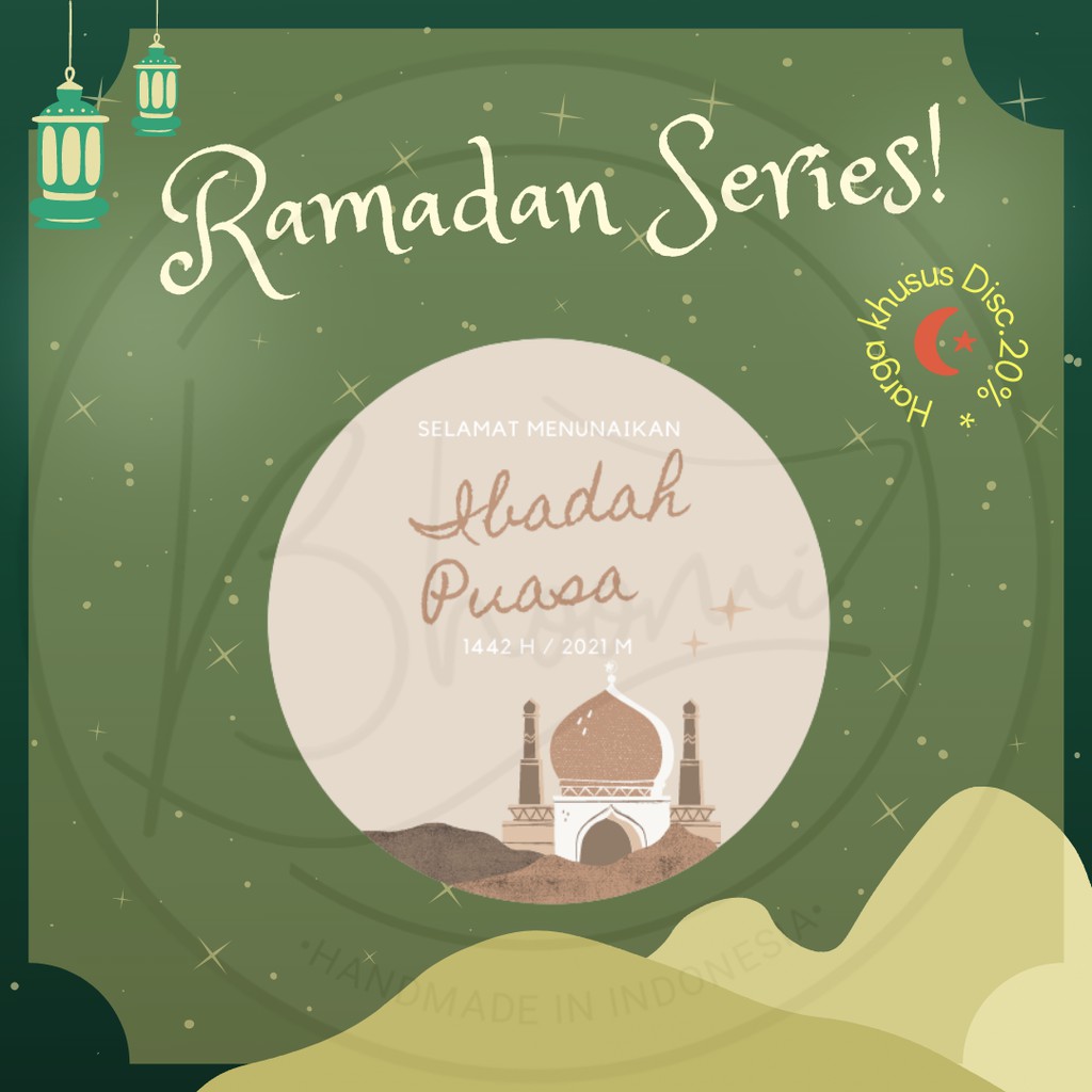 Jual STICKER LEBARAN - STICKER BULAT - CETAK STICKER LEBARAN (1 SET ISI ...