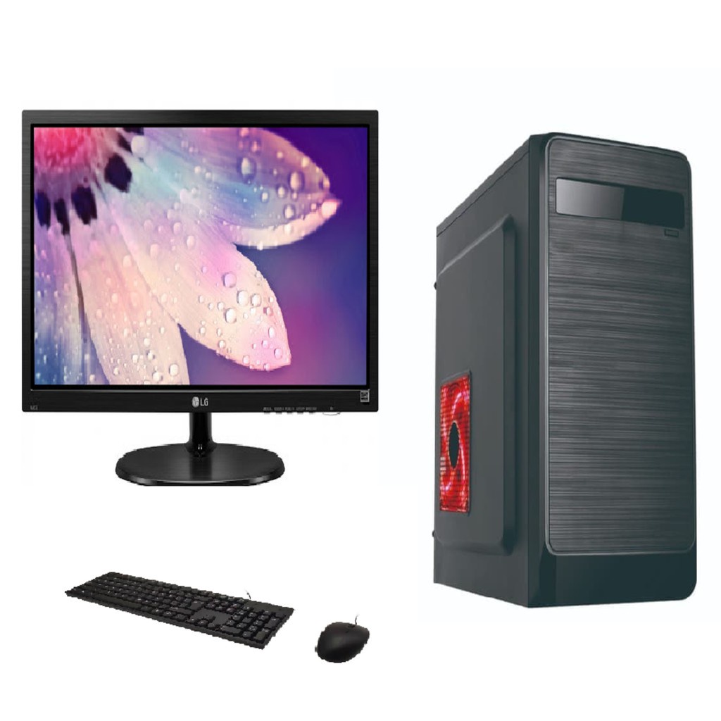 Jual Paket PC Rakitan Lengkap i5 DDR 8GB HDD 500GB +Monitor+keyboardmouse | Shopee Indonesia