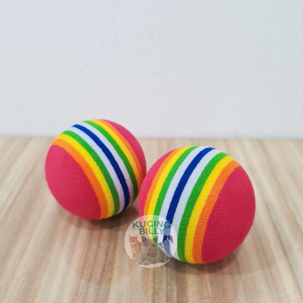 Jual Bola rainbow mainan kucing Indonesia|Shopee Indonesia
