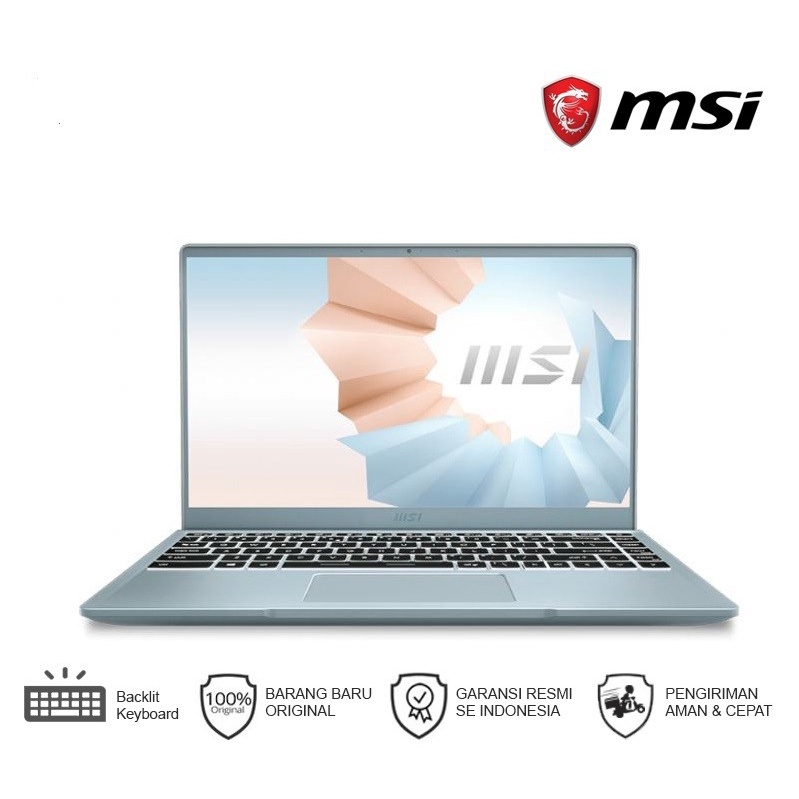 Jual LAPTOP MSI MODERN 14 B11MOU-1215 I5-1135G7 8GB 512SSD 14" WINDOWS ...