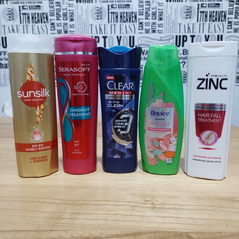 Jual [ 170ML ] ZINC Shampo Sampo Hijab Anti Ketombe | Clear Men 3in1 ...