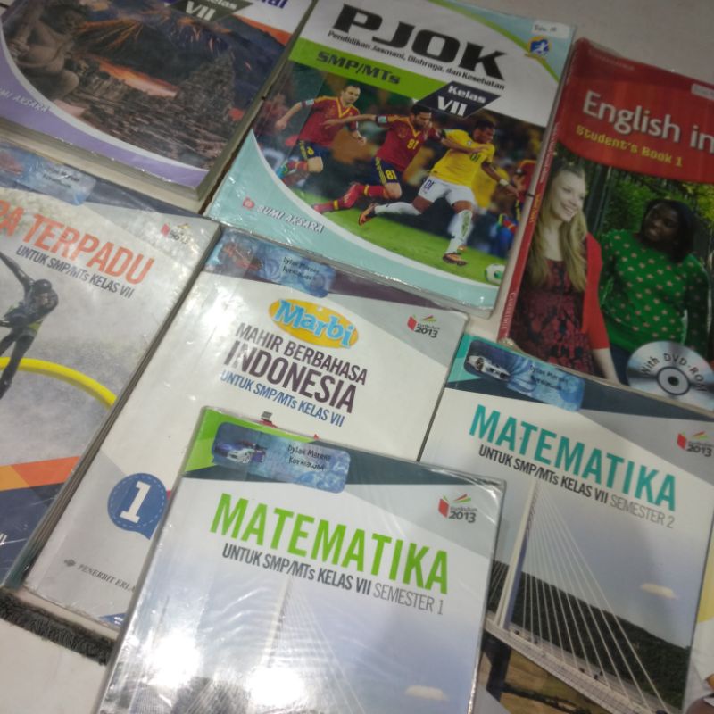 Jual Buku Cetak Pelajaran SMP Kelas 7 Penerbit Bumi Aksara PRELOVED ...