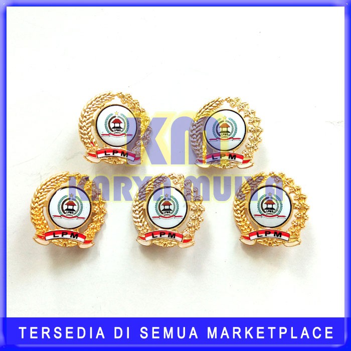 Jual Lencana Logo LPMD - Lencana LPM Bentuk Padi Dan Kapas - KM ...