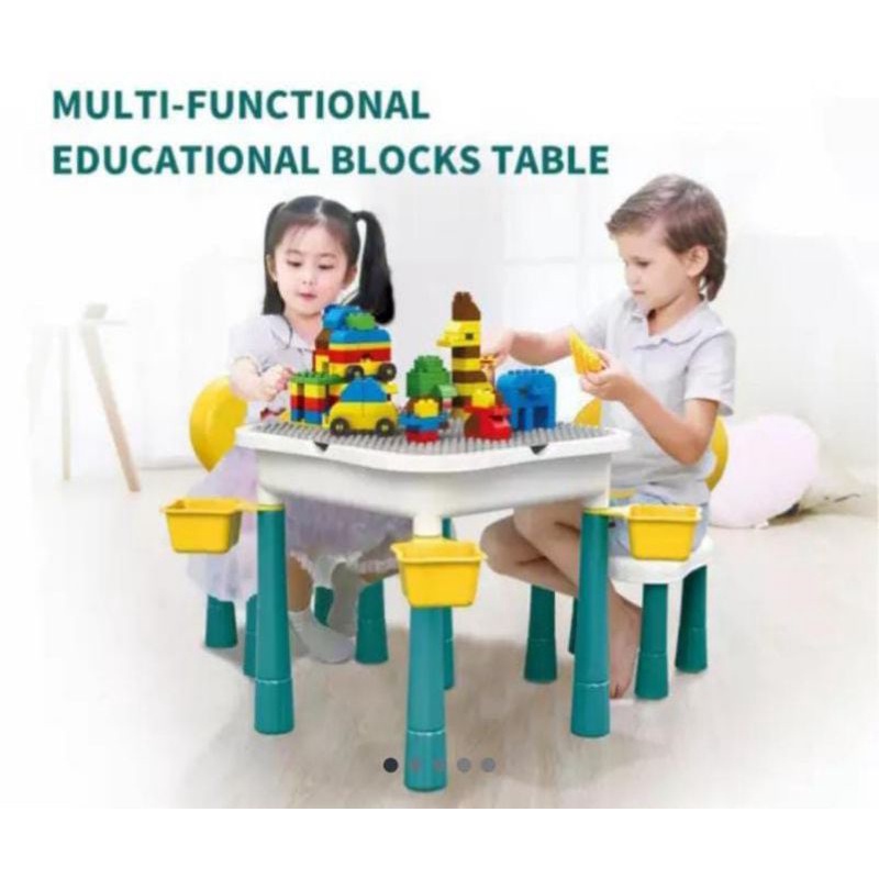 Jual Meja Lego - Building BLOCKS Table with Chair - Meja sekolah online ...