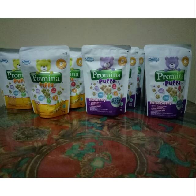 Jual Promina Puffs Blueberry dan Pisang 15g | Shopee Indonesia