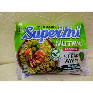Jual SUPERMI NUTRIMI RASA MIE GORENG / SUPERMI NUTRIMI RASA STEAK AYAM ...