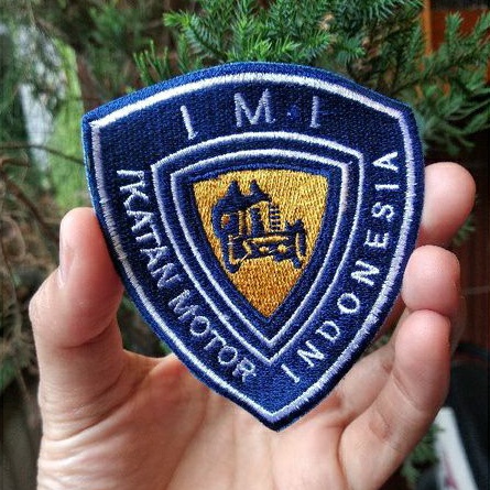 Jual Emblem Patch Bordir IMI Ikatan Motor Indonesia | Shopee Indonesia